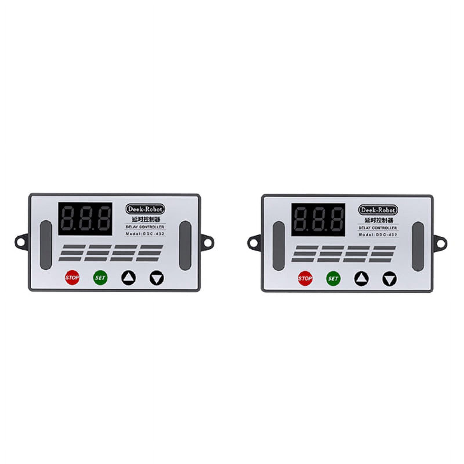 2X DDC-432 Dual MOS LED Digital Delay Controller Time Delay Relay ...