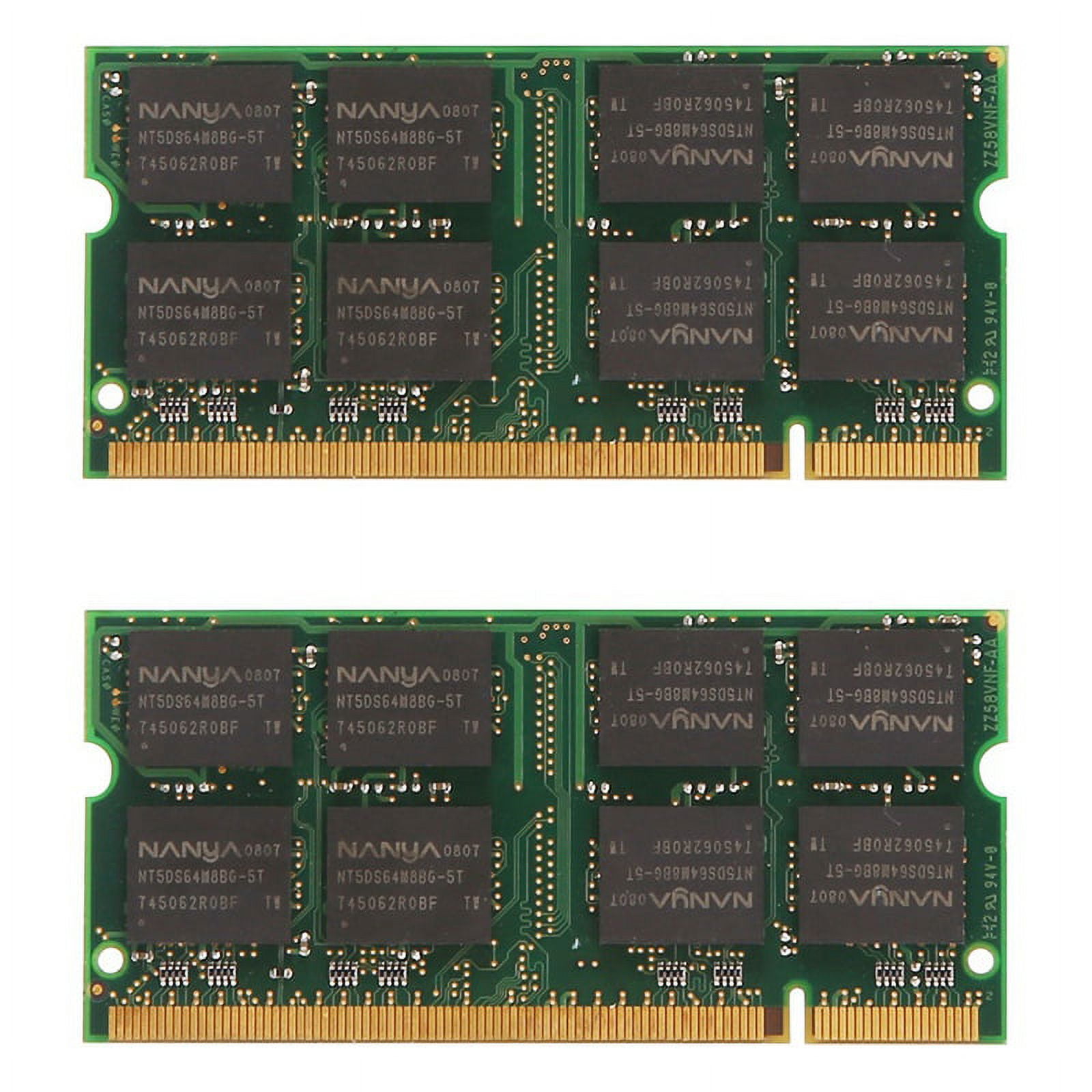 2X DDR 1GB Laptop Memory Ram SODIMM DDR 333MHz PC 2700 200Pins for ...