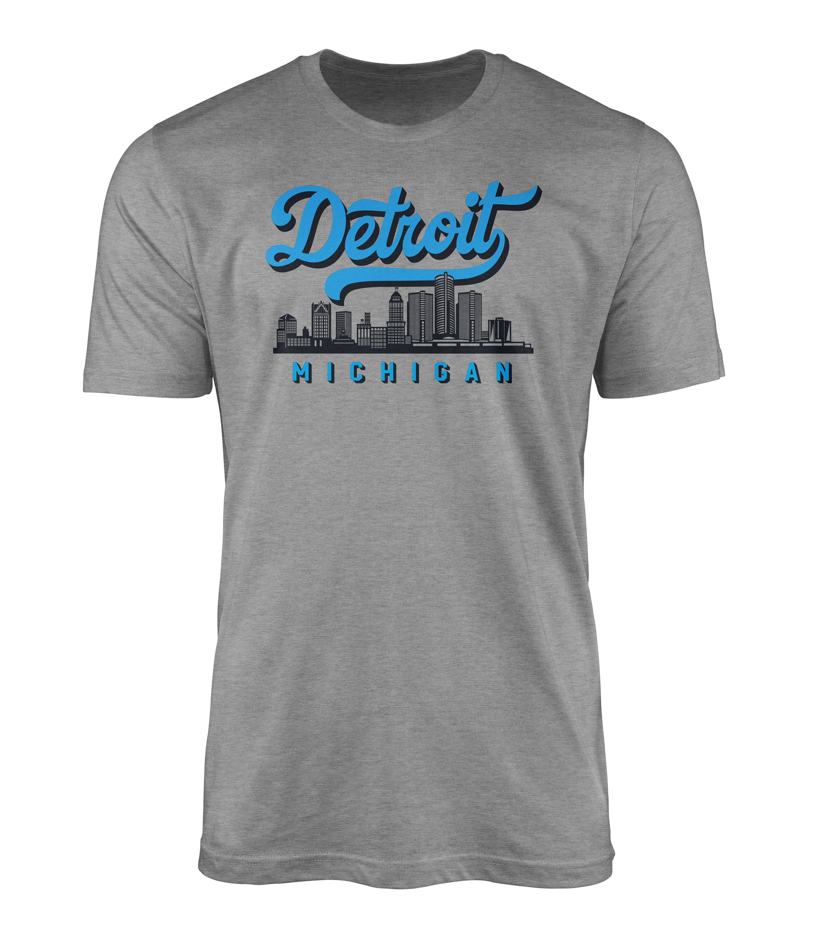 2X DETROIT CITY SCRIPT NAMEDROP SS TEE - Walmart.com