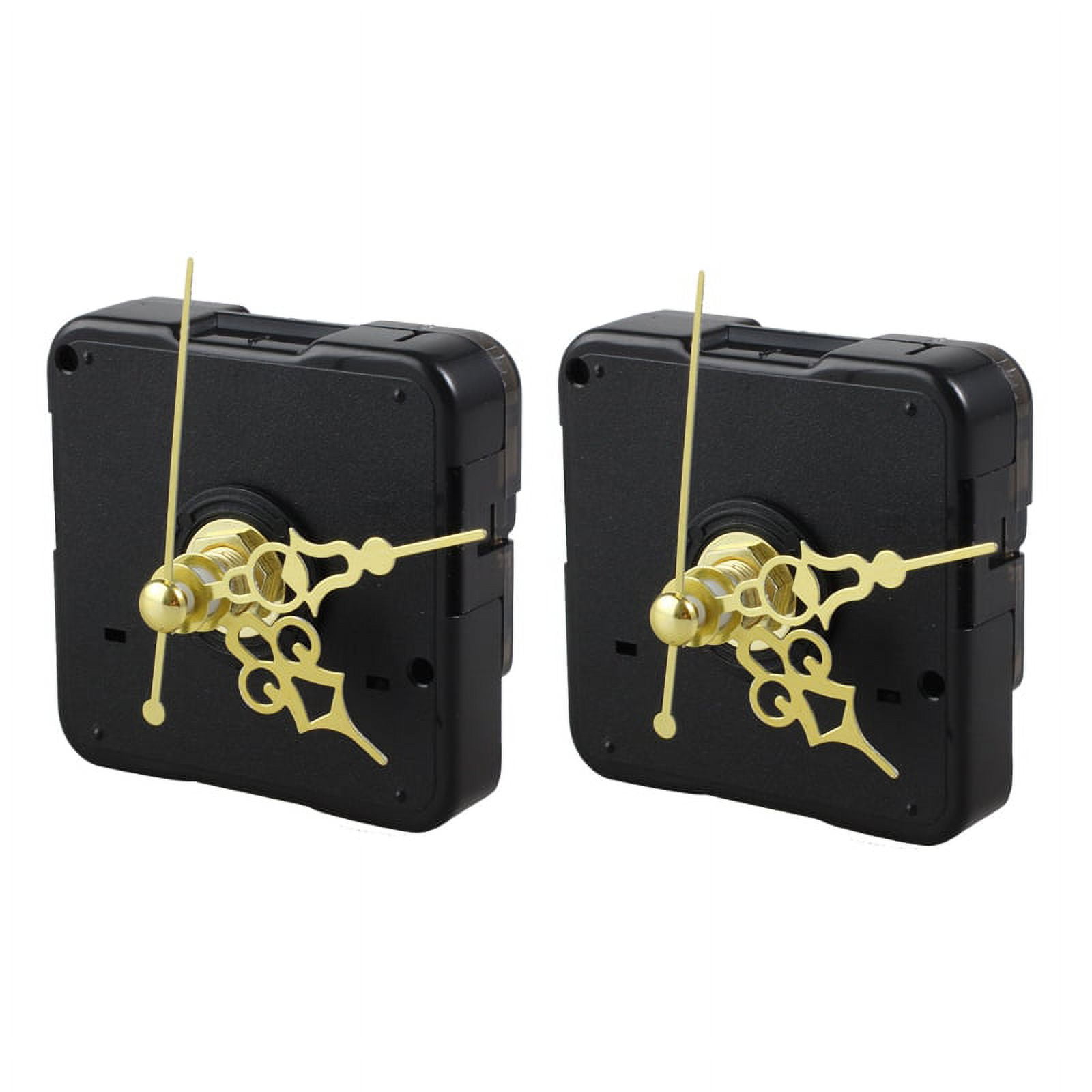 2X DIY Clock Metal Texture Wall Clock Retro Wall Clock Movement ...