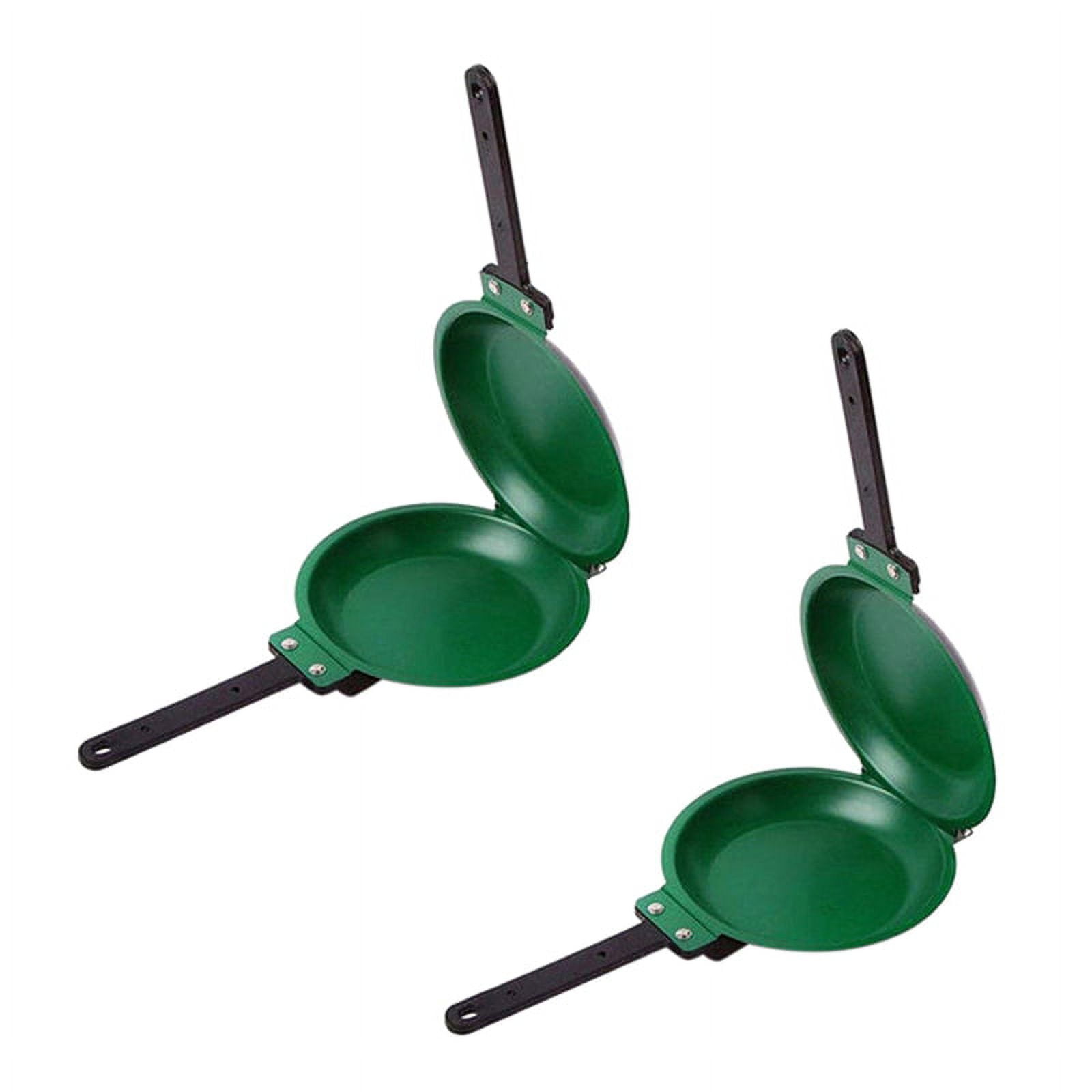 2X DIY Non-Stick Pan, Double-Sided Frying Pan Frying Pan Breakfast Pan ...