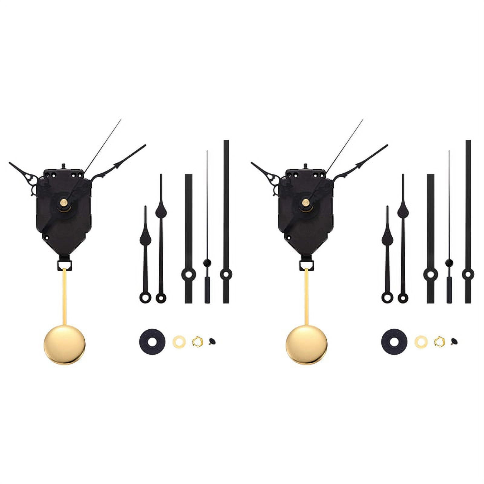 2X DIY Pendulum Clock Movement Mechanism with 6 Pairs Different Hands ...