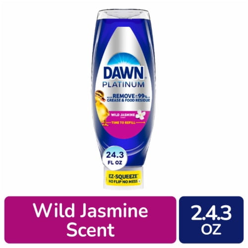 Dawn Platinum Wild Jasmine Scent EZ-Squeeze Liquid Dish Soap 24.3 fl oz ...