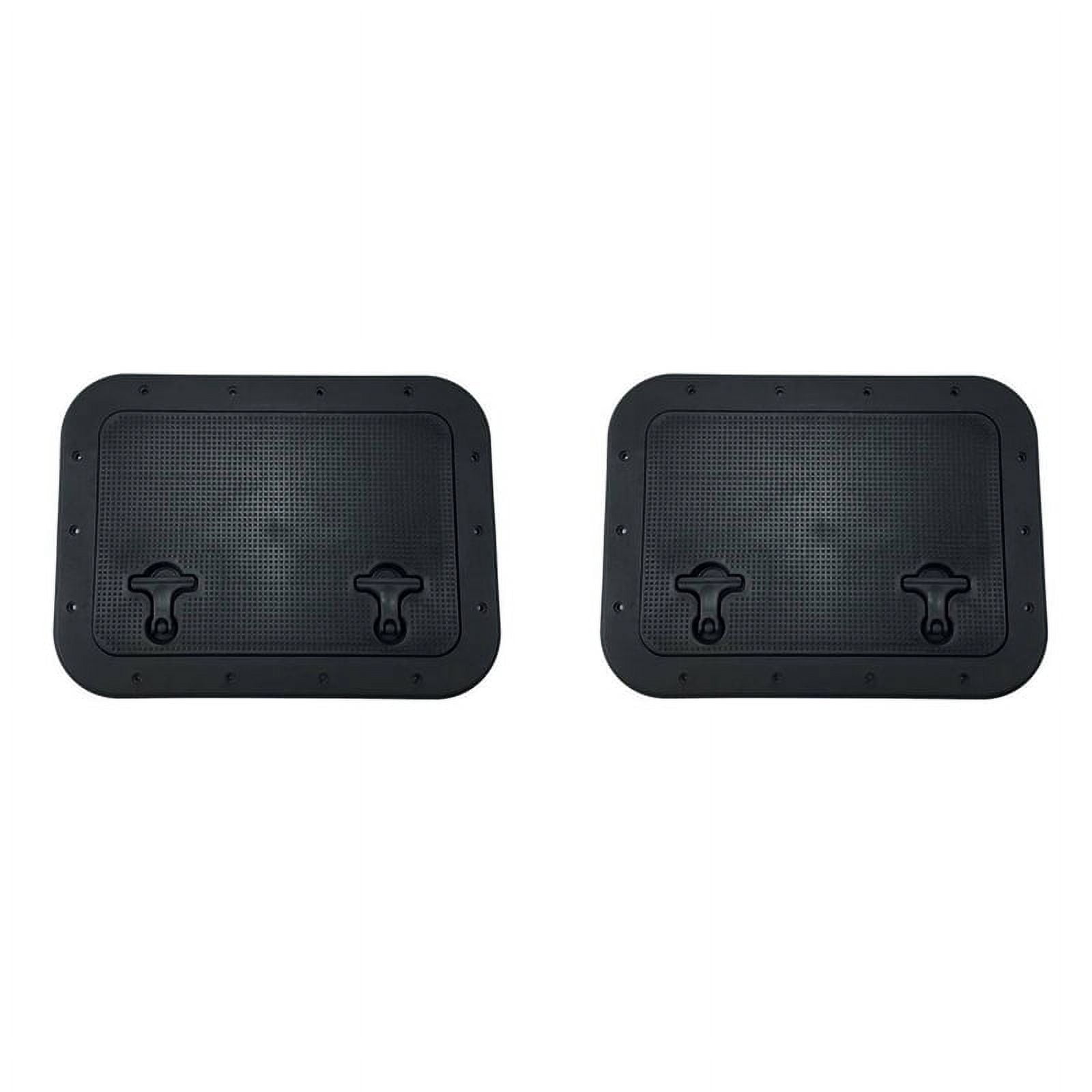 2X Deck Inspection Access Hatch Cover Black ABS Hatch Cover Twist Screw ...