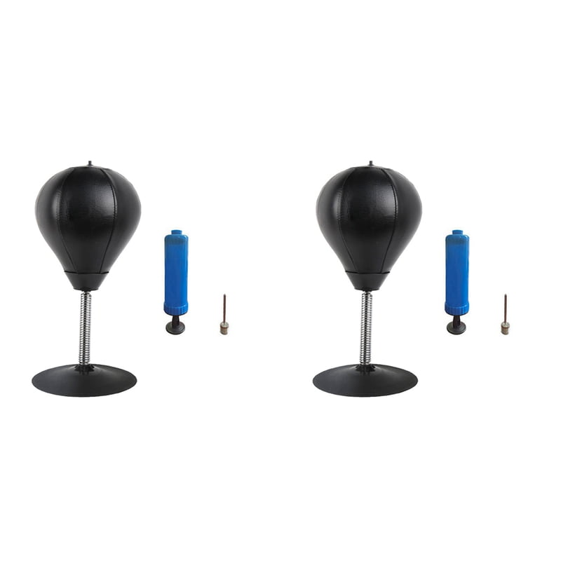 2X Desktop Boxing Punching Bag Stress Relief Speed Training Muay Tai ...