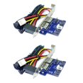 2X Desktop Computer Dual Port to Power ESATA ESATAp 9Pin to USB 2.0 ...