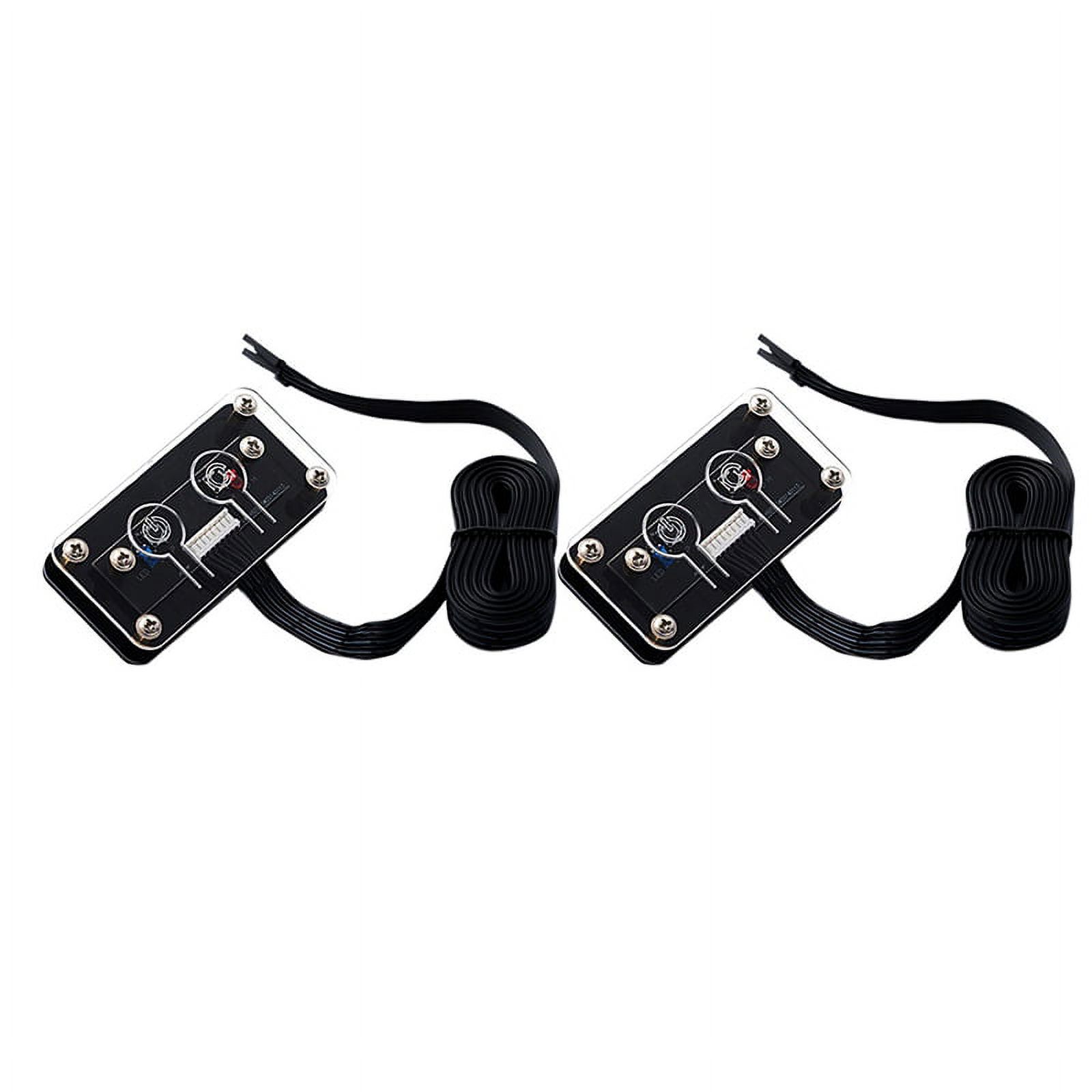 2X Desktop Computer Switch External Power Switch Power Button+Restart ...