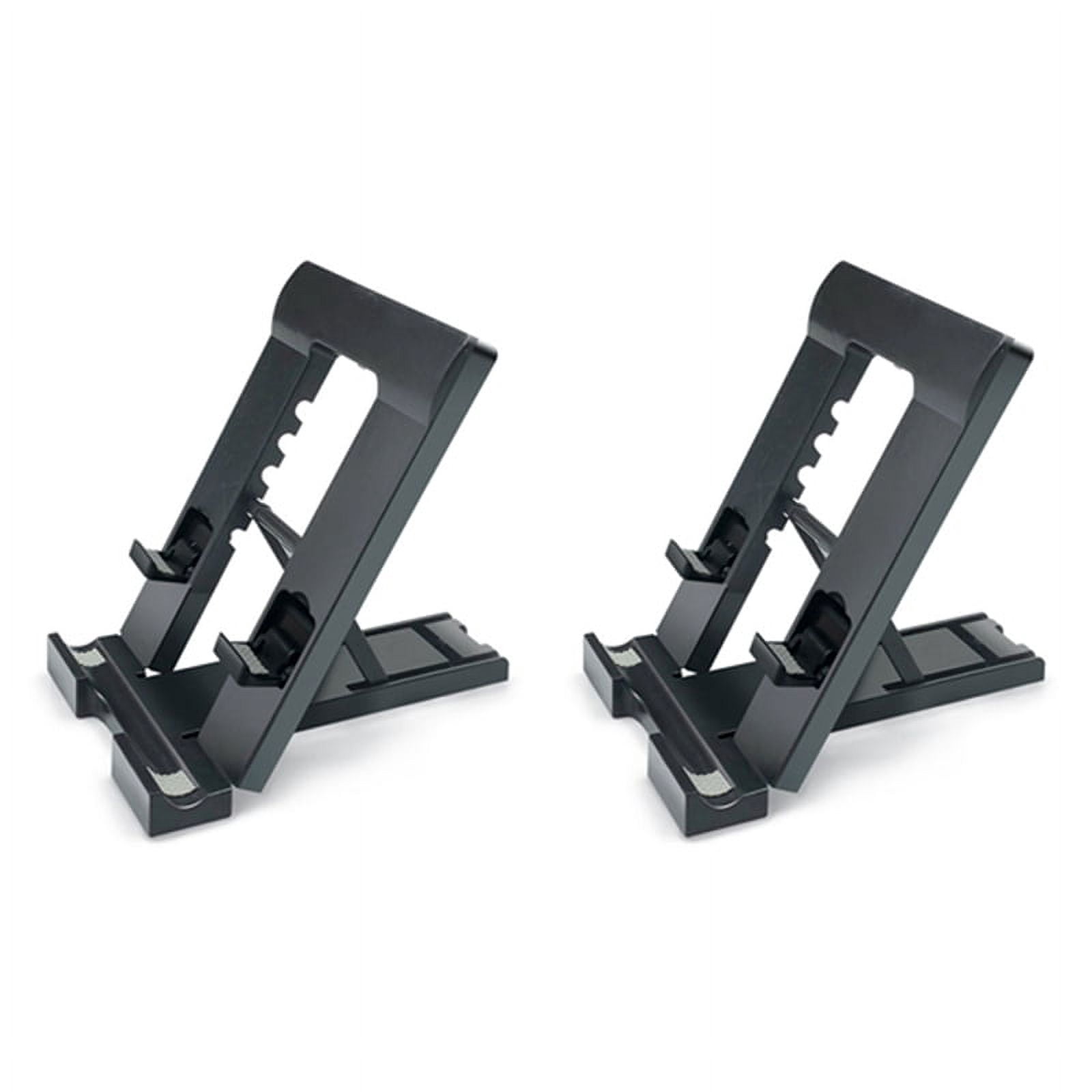 2X Desktop Tablet Computer Stand Multi-Stage Foldable Portable Desktop ...