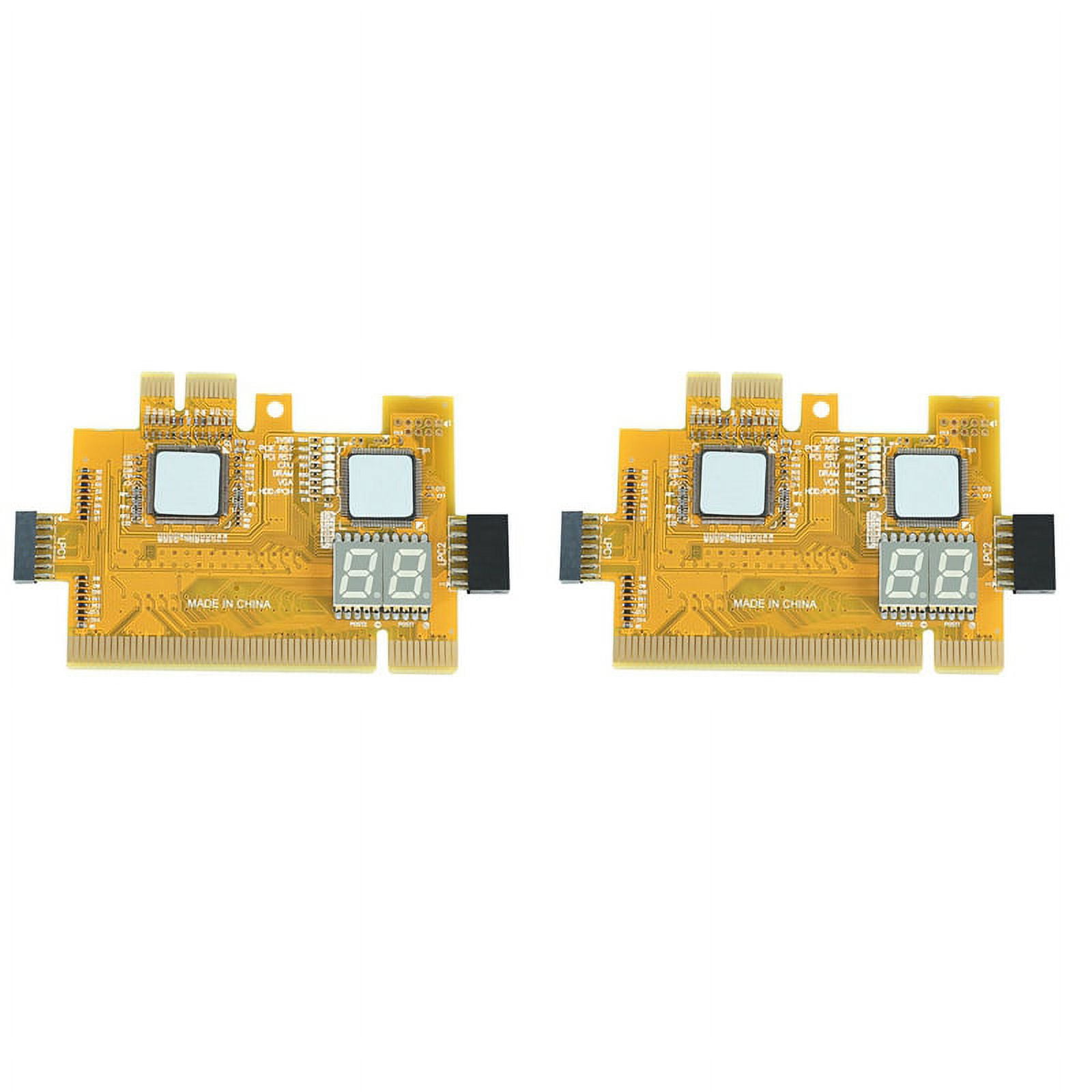 2X Detect Tool PCI-E LPC Multi Use Diagnostic Card Laptop Desktop Test ...
