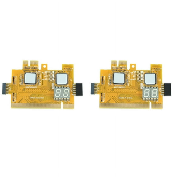 2X Detect Tool PCI-E LPC Multi Use Diagnostic Card Laptop Desktop Test ...