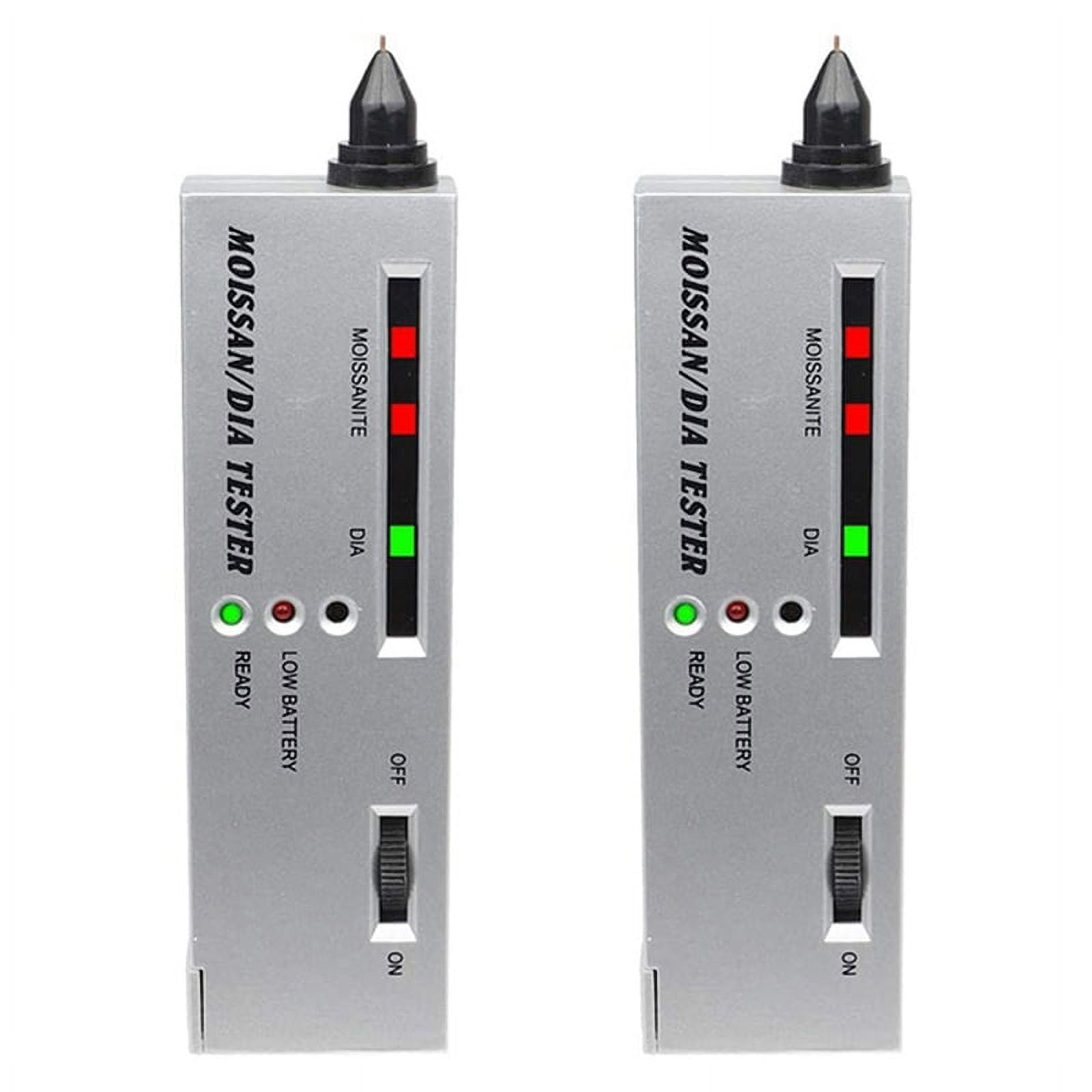 2X Diamond Selector Detector LED Indicator Moissan Jade Gem Tester Pen ...