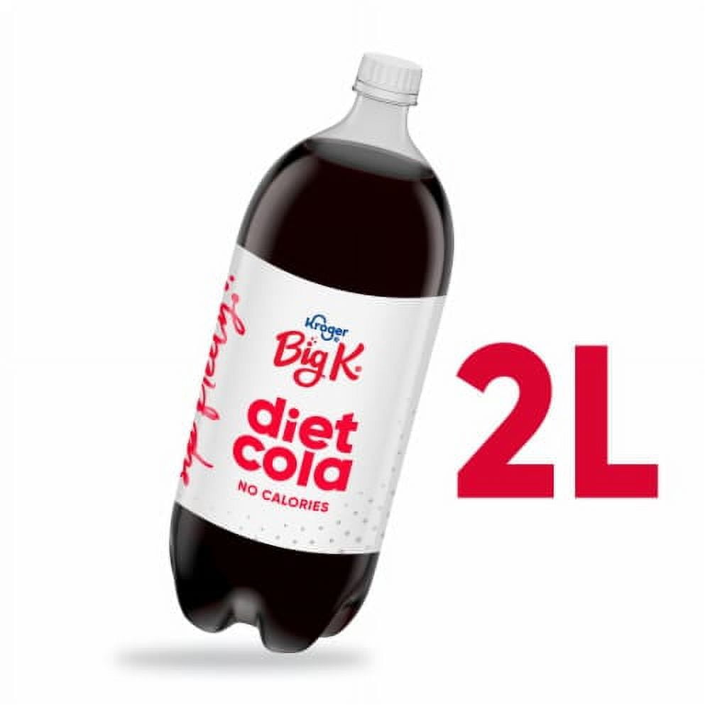 2X - Diet Big K Cola No Calorie Soda Bottle 2 liter - Walmart.com