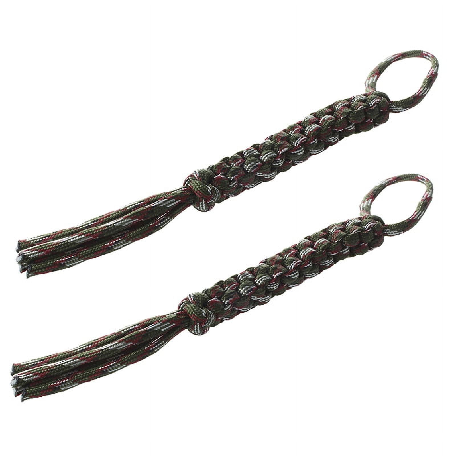 2X Digital Camo Paracord Square Weave Knife Lanyard - Walmart.com