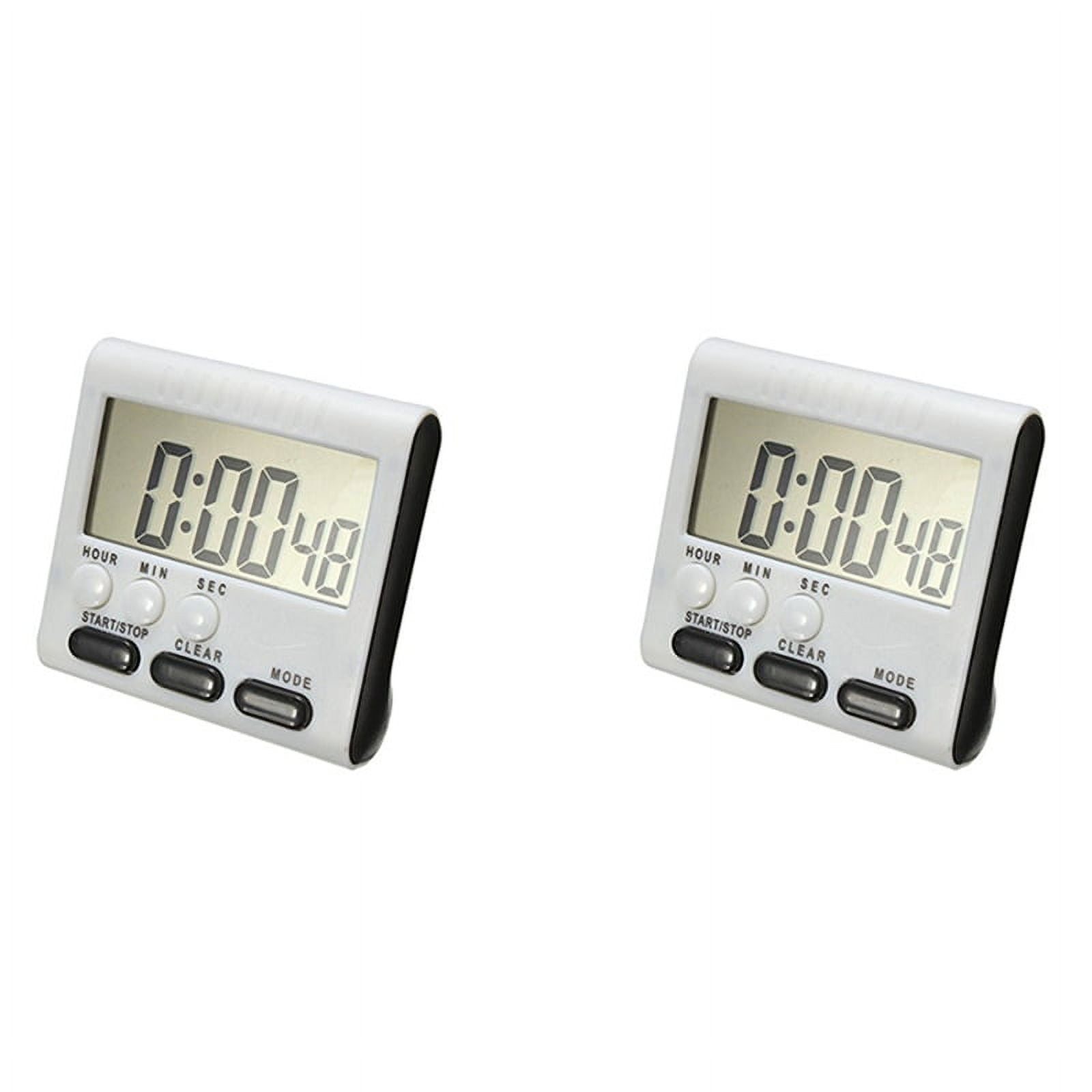 2X Digital Egg Timer / Kitchen with Loud Alarm, Up and Down Function ...