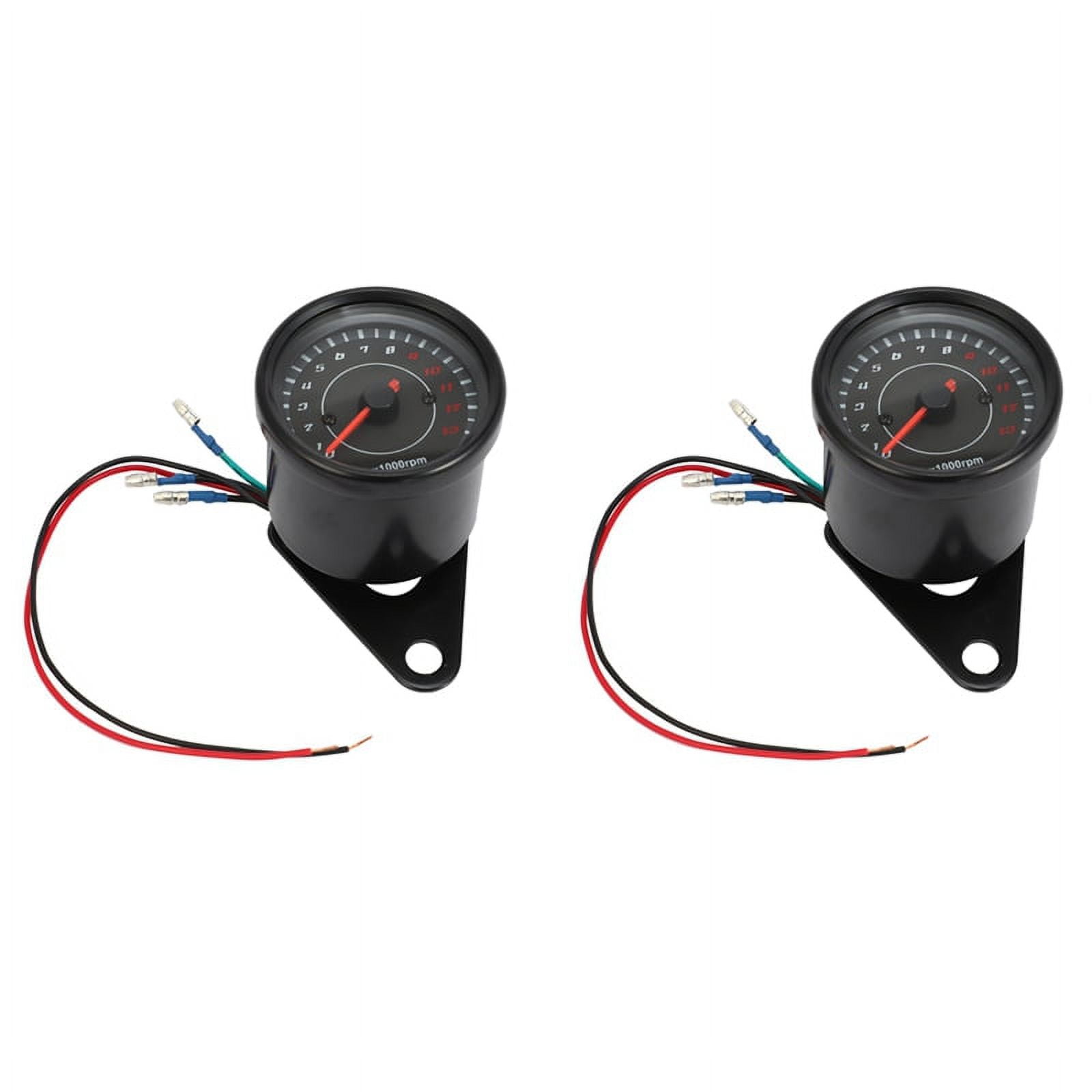 2X Digital Electronic Induction Ip65 LED Backlight Universal Motorcycle ...