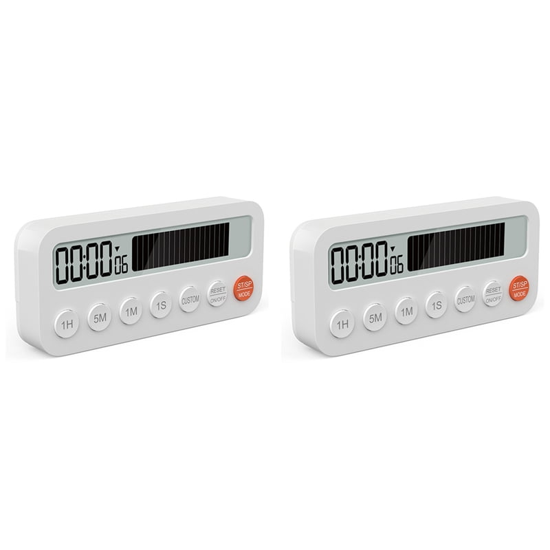 2X Digital Kitchen Timer Magnetic Kitchen Timer Clock Home Cooking Food ...