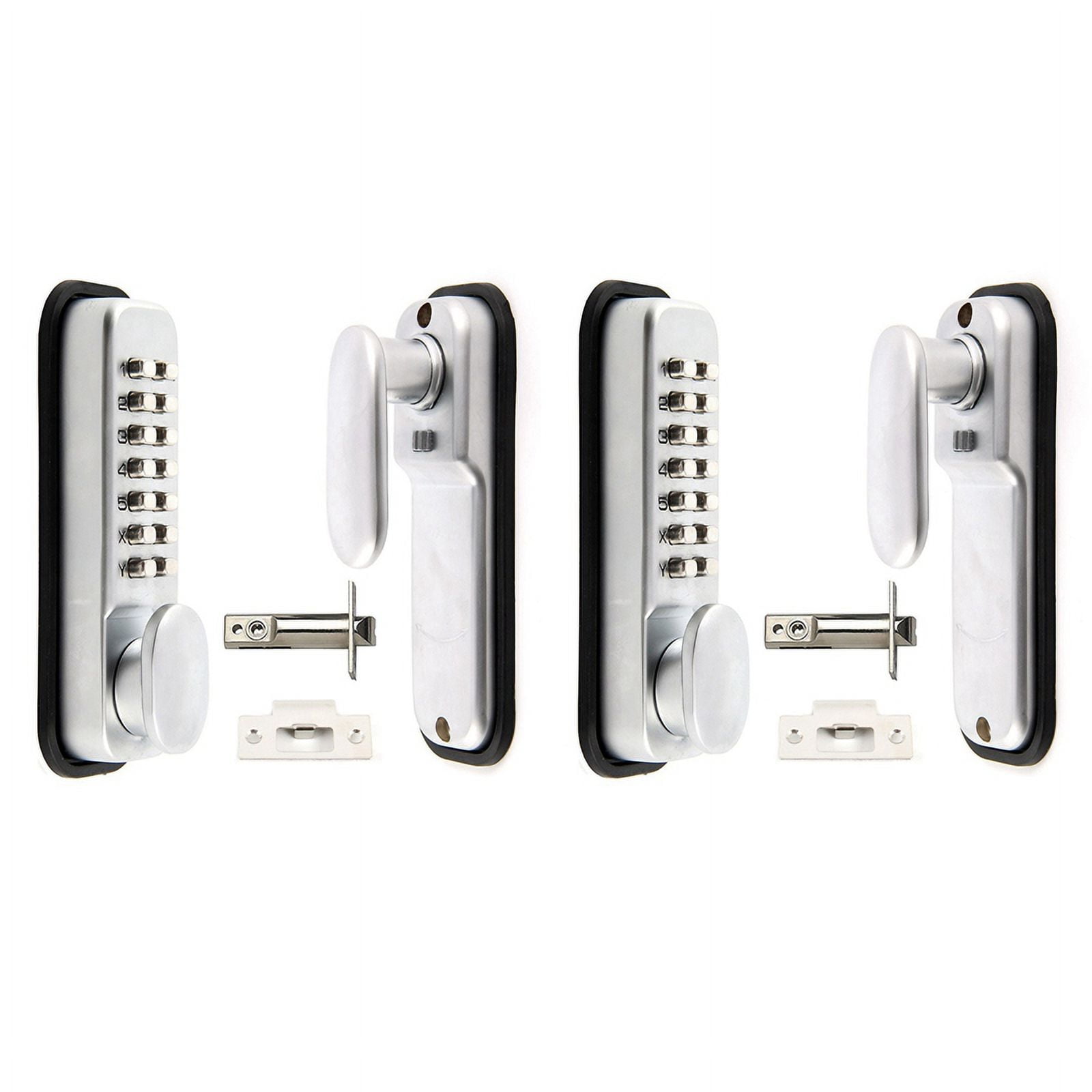 2X Digital Push Button Door Lock Key Pad Code Combination Access ...