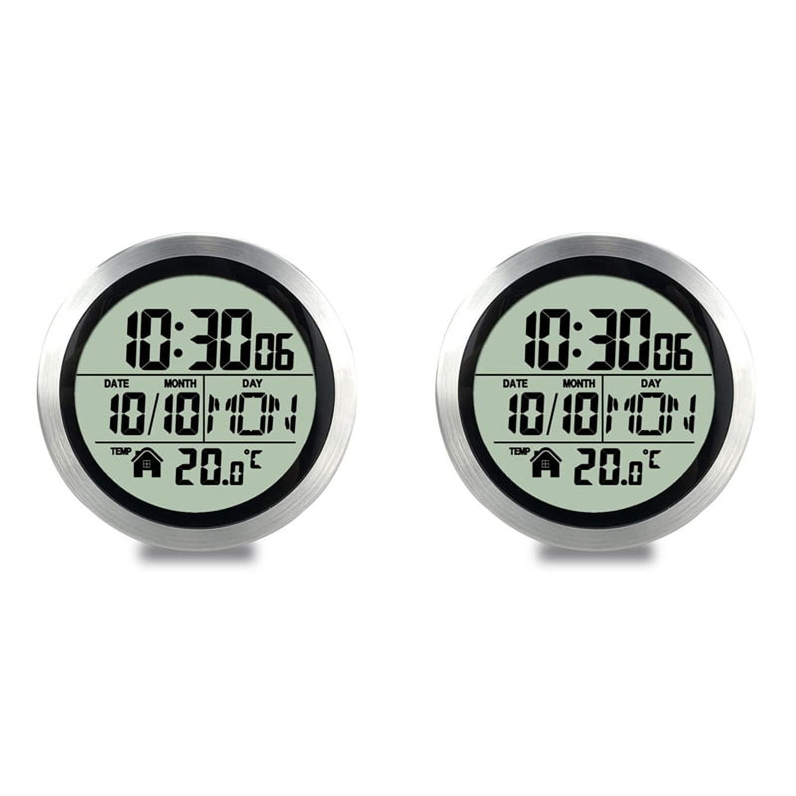 2X Digital Shower Clock Waterproof, Bathroom Timer Clock, Digital ...
