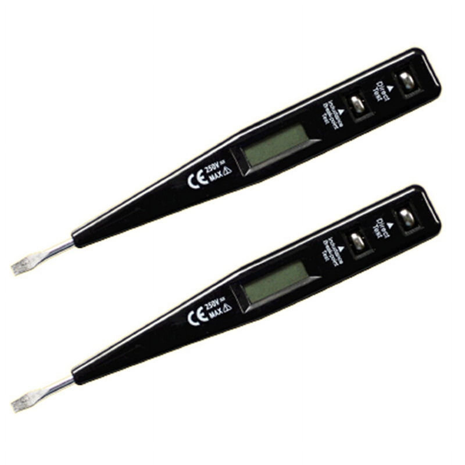 2X Digital Test Pencil Screwdriver Probe Light Voltage Tester Detector ...