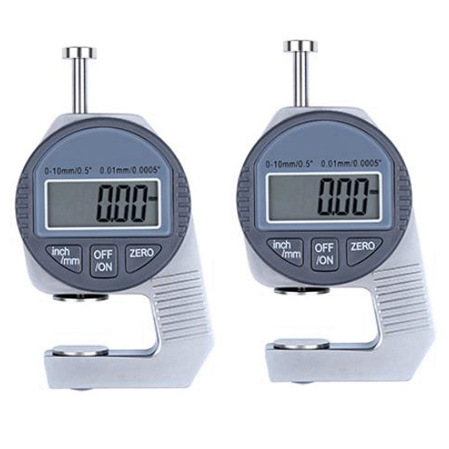 2X Digital Thickness Gauge Electronic Thickness Meter Measure Thickness ...