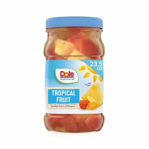 2X-Dole Tropical Fruit In 100% Fruit Juice - 23.5 oz - Walmart.com