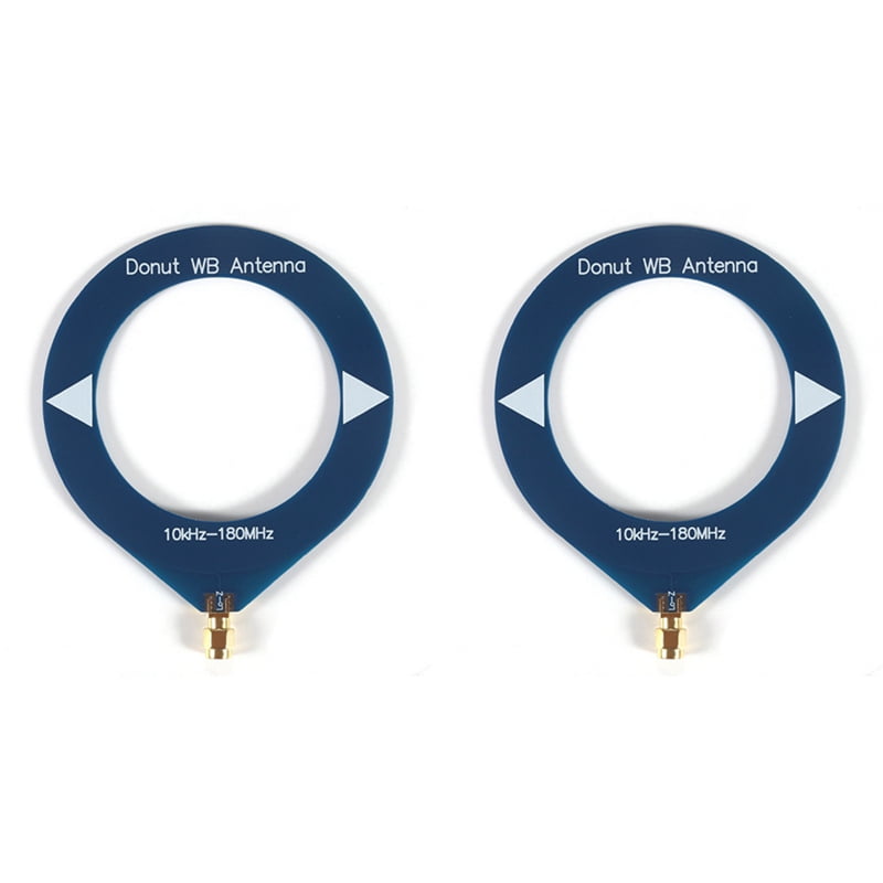 2X Donut Broadband Antenna 10kHz-180MHz Receiving Antenna Mini Loop ...