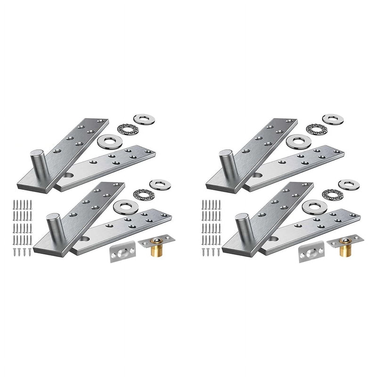 2X Door Pivot Hinge, Pivot Hinge System with Goal Kick Hardware, for ...