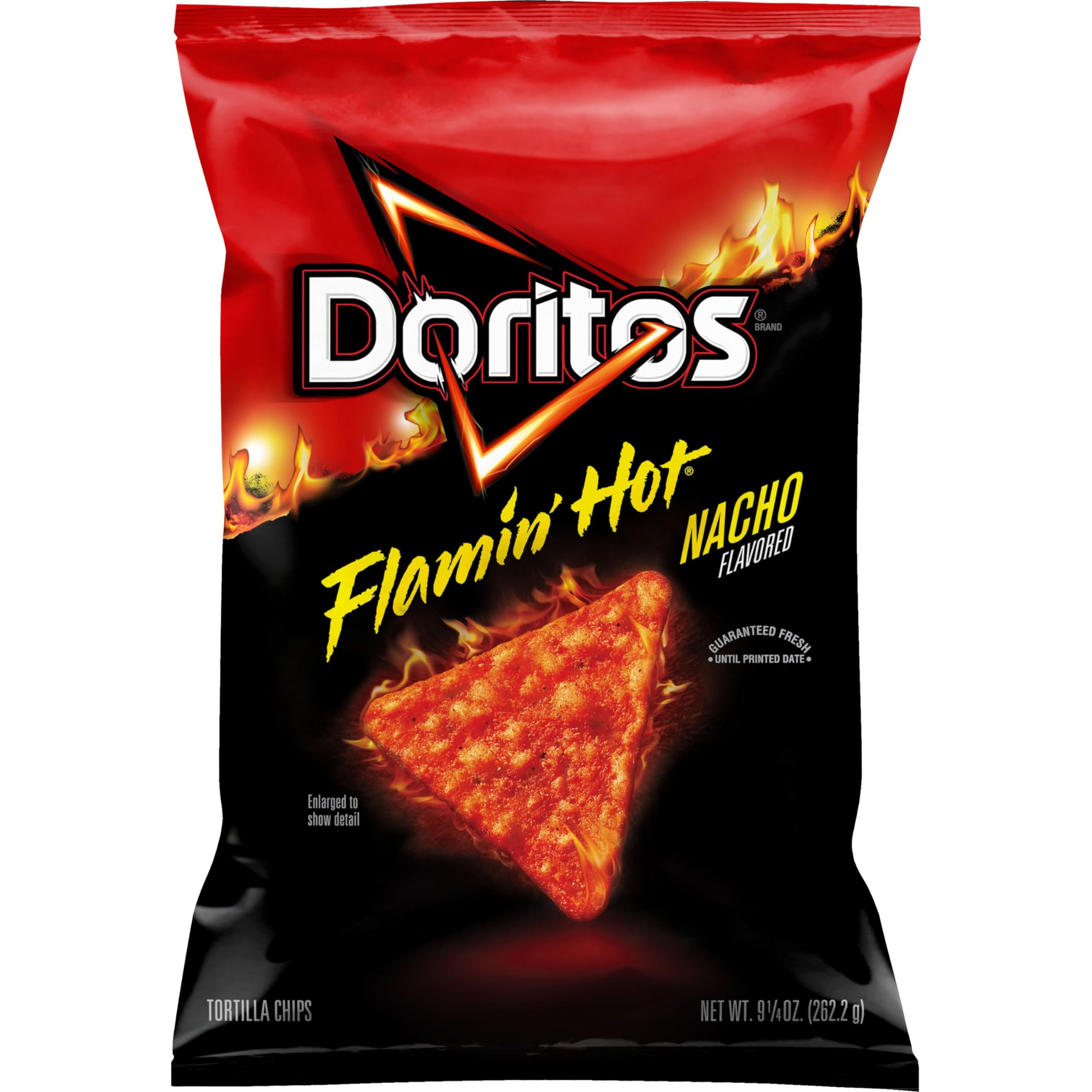 Pack of 2 - Doritos Flamin' Hot Nacho Flavored Tortilla Chips 9.25 oz ...