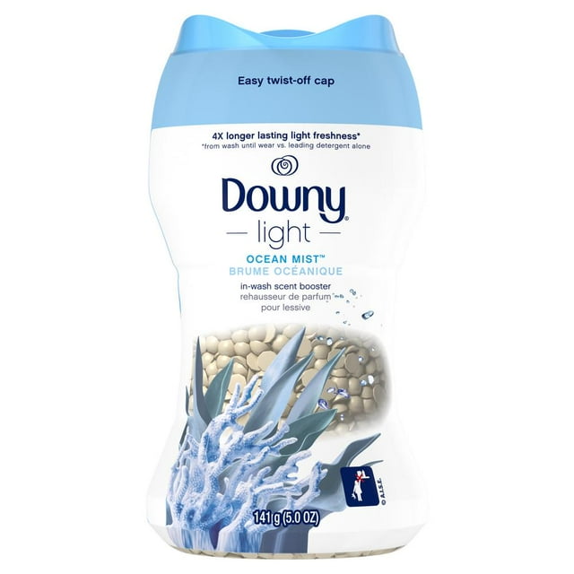 2X - Downy Light In-Wash Scent Booster Beads - Ocean Mist 5 oz ...