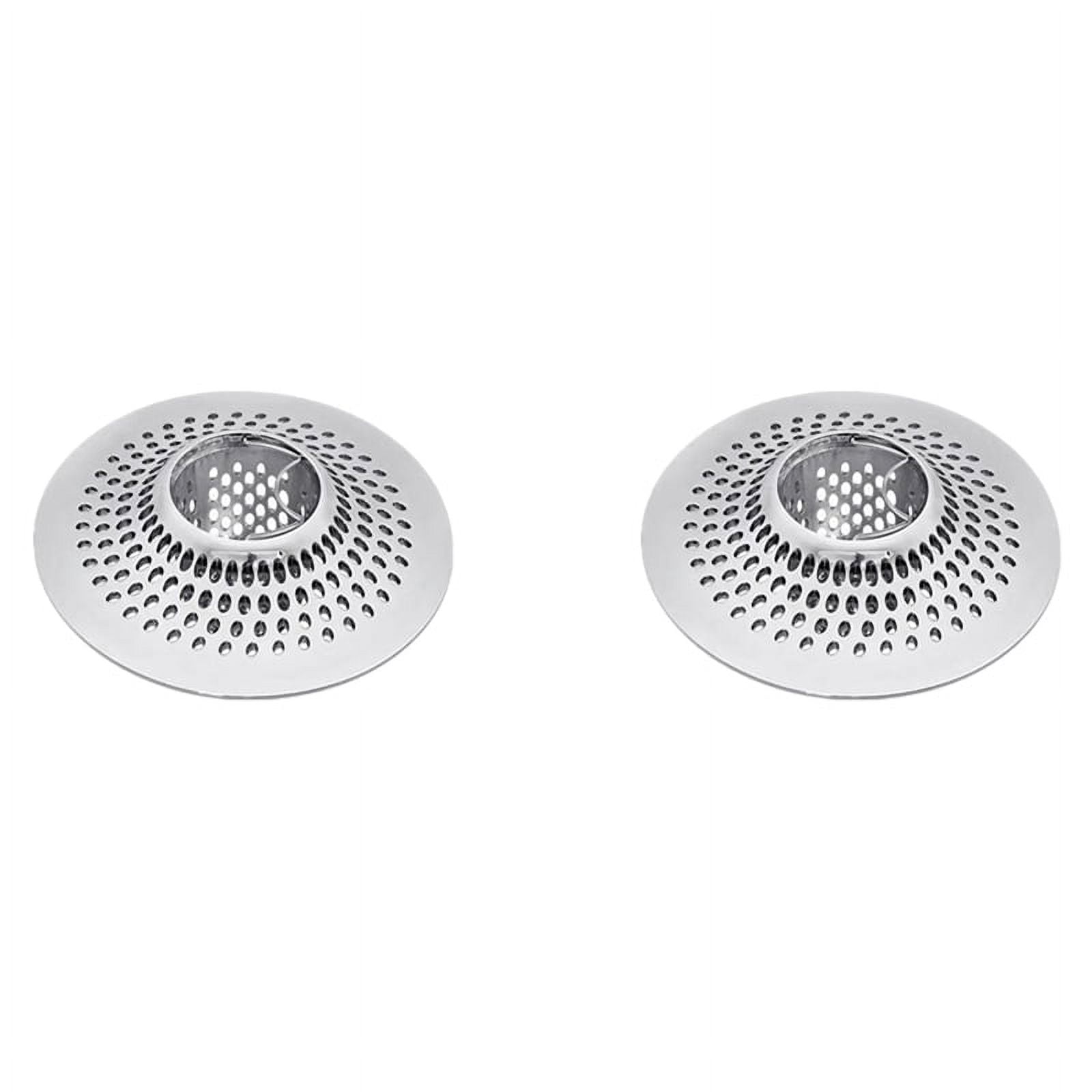 2x Drain Hair Catcher Tub Drain Protector Strainer Bathtub Shower