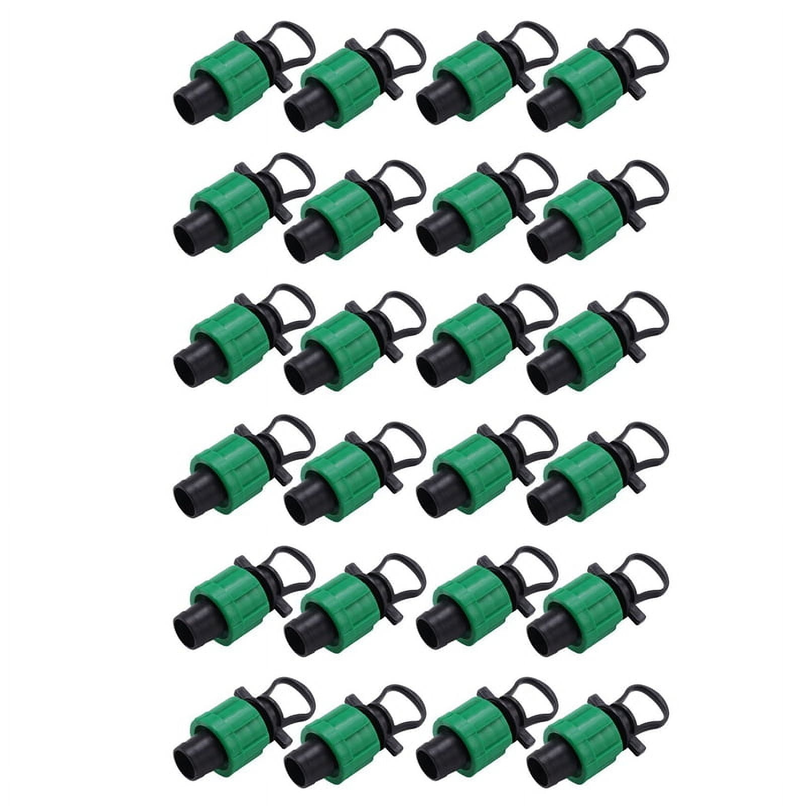 2X Drip Irrigation Tubing End Cap Plug 1/2 Inch Fitting, for with 16mm ...