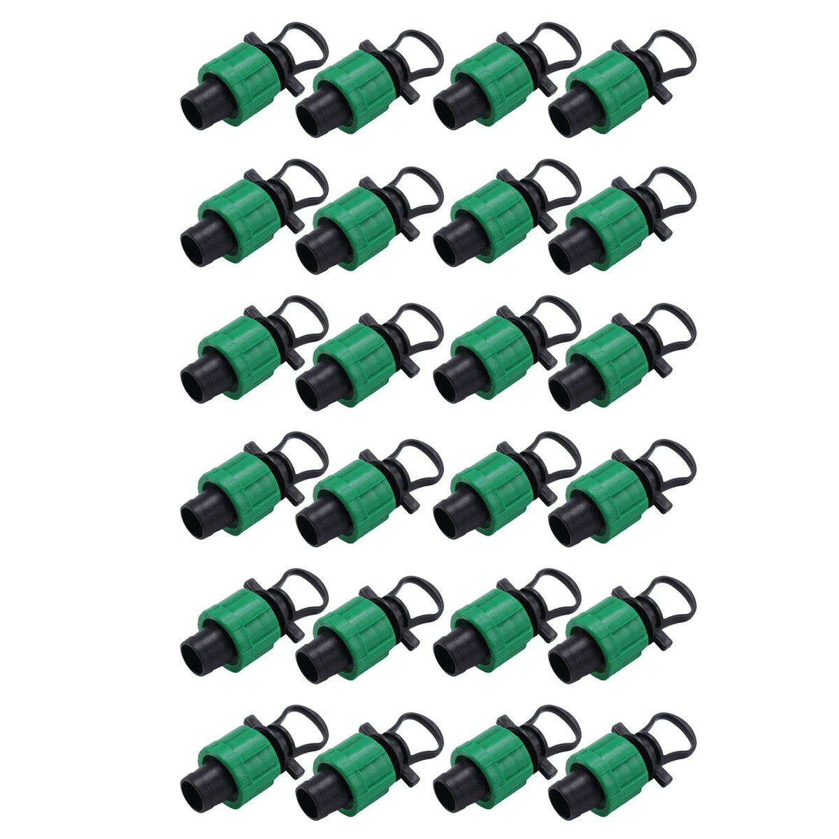 2X Drip Irrigation Tubing End Cap Plug 1/2 Inch Fitting, for with 16mm ...