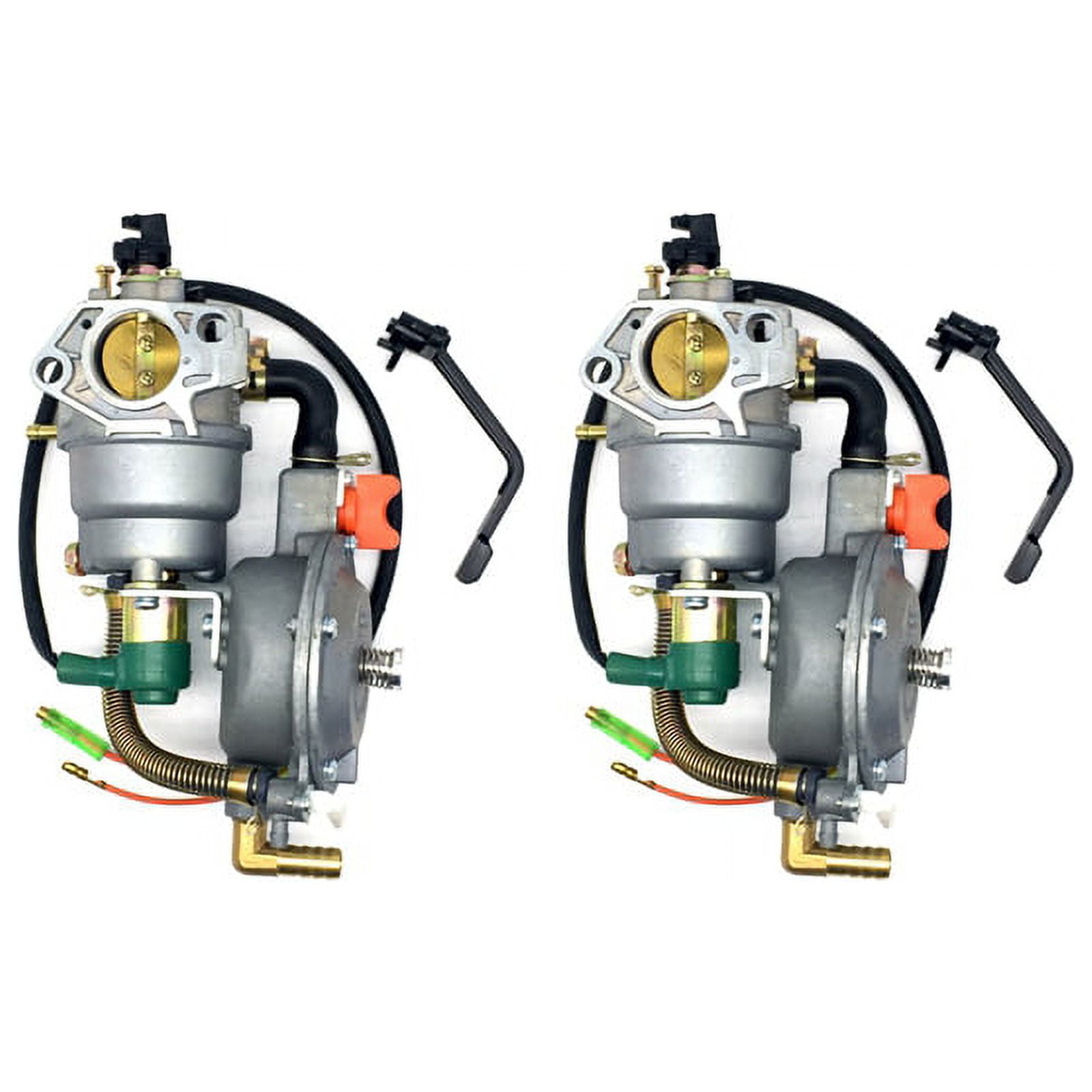 2X Dual Generator Carburetor for GX390 Small Engines 188F 5KW-8KW NG ...