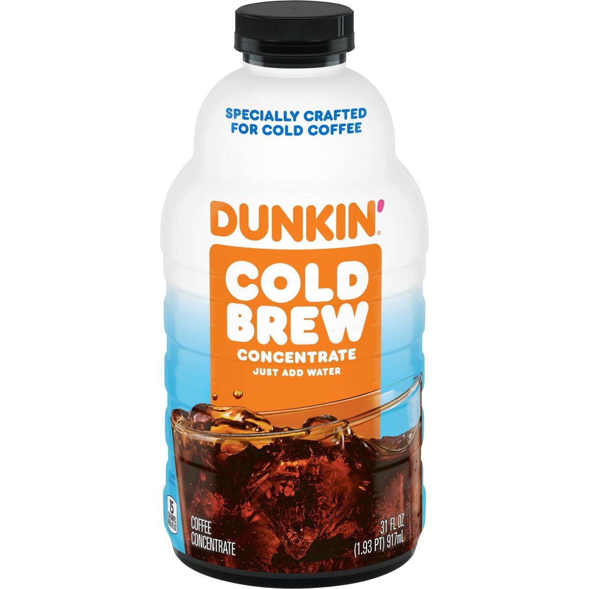2X - Dunkin Cold Concentrate Original Medium Roast Coffee - 31oz ...