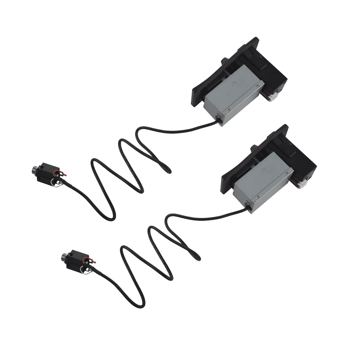2X EQ-505 Guitar Saddle Pickup 3 Bands EQ Equalizer Left Hand Acoustic ...
