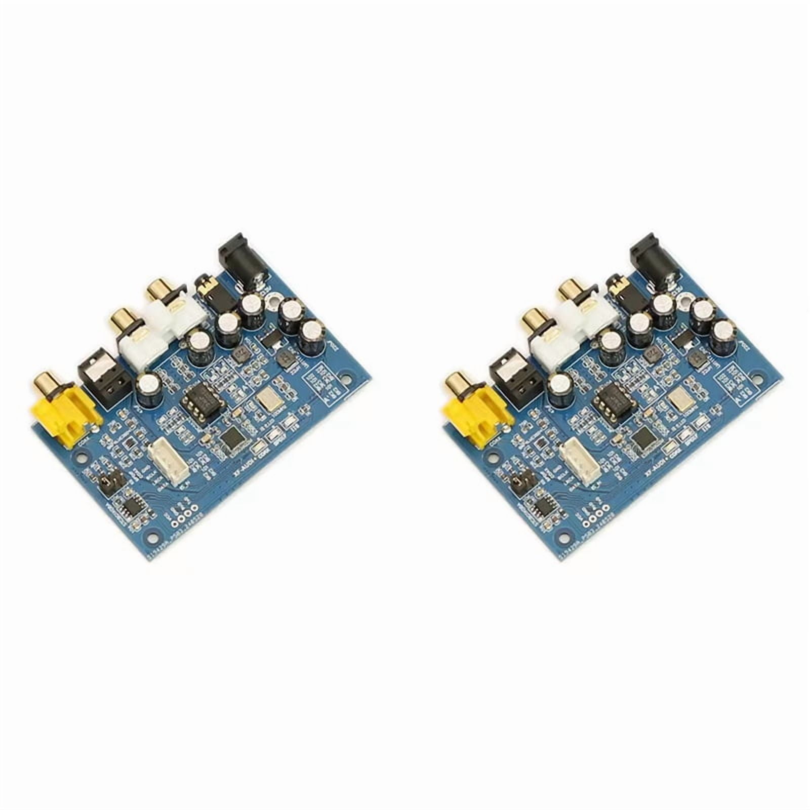 2X ES9039Q2M Decoder Board I2S DSD Optical Coaxial Input Audio Decoder ...