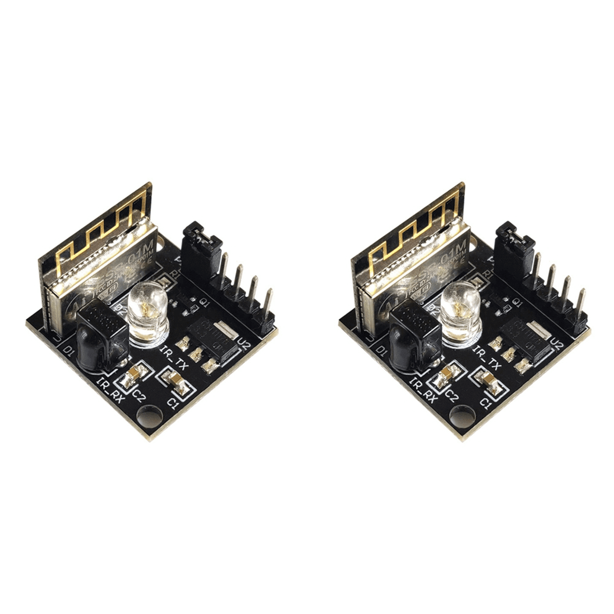 2x Esp8285 Esp 01m Ir Transceiver Wifi Wireless Module Remote Control Switch Development 