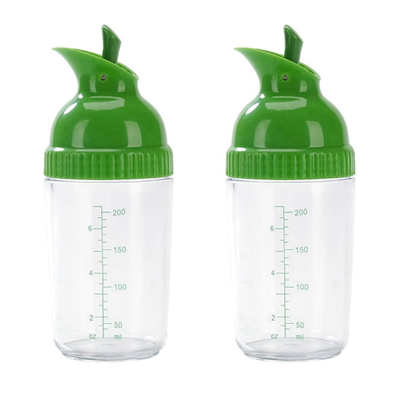 2X Easy Grips Salad Dressing Shaker Dispenser Leakproof Container ...