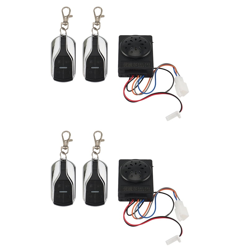 2X Ebike Alarm Control Box Smart Induction Wireless Remote Universal Electric Bike Replacement ...