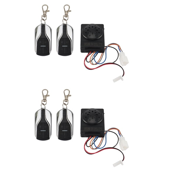2X Ebike Alarm Control Box Smart Induction Wireless Remote Universal Electric Bike Replacement ...
