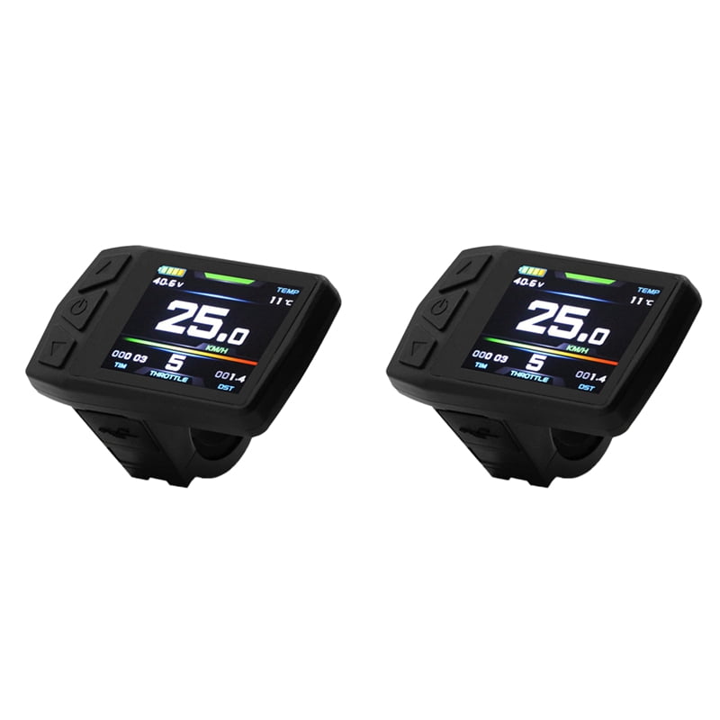 2X Ebike Display for KT TF01U 24V 36V 48V Intelligent Colorful LCD ...