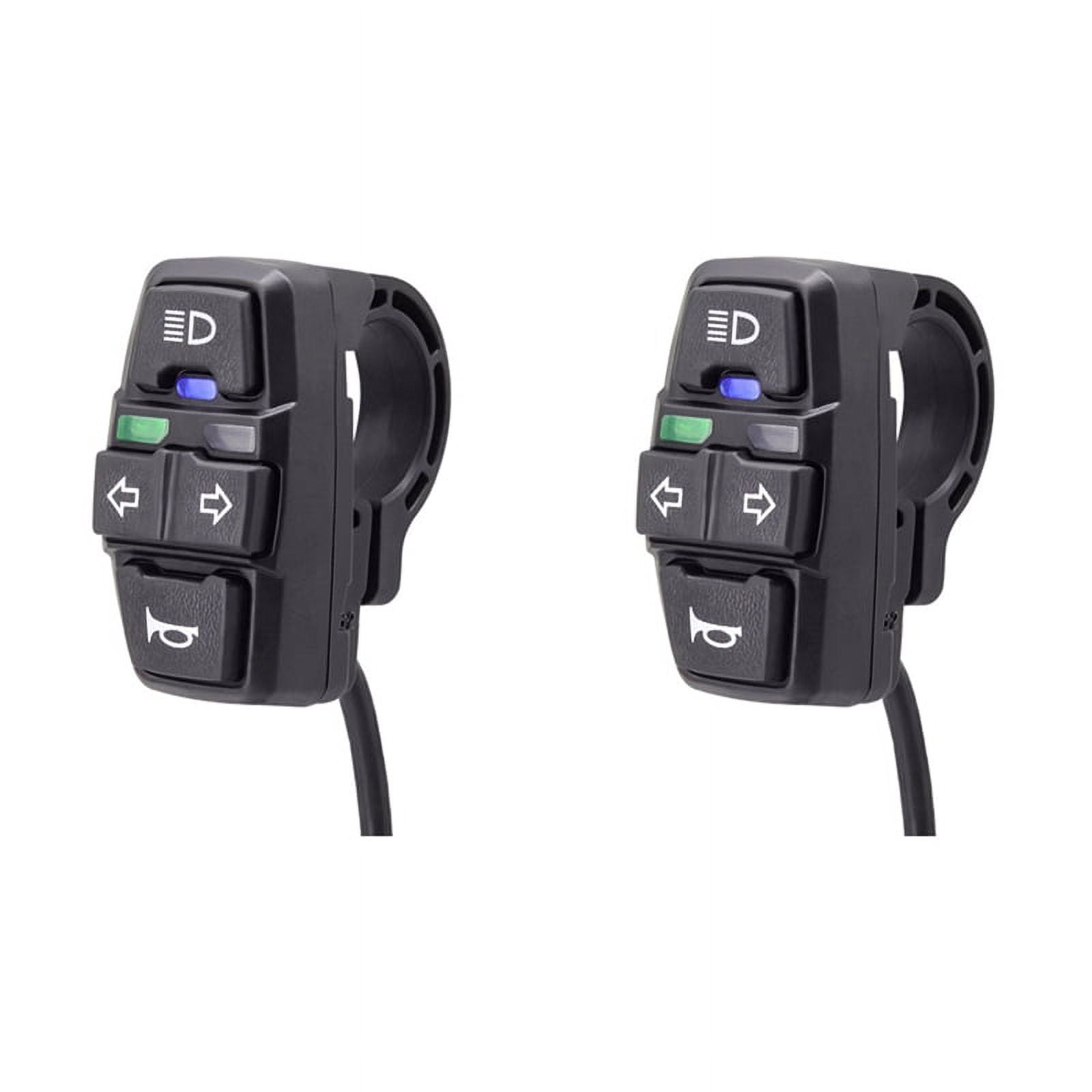 2X Ebike Light Switch+Horn and Turning Light Switch Electric Bicycle ...