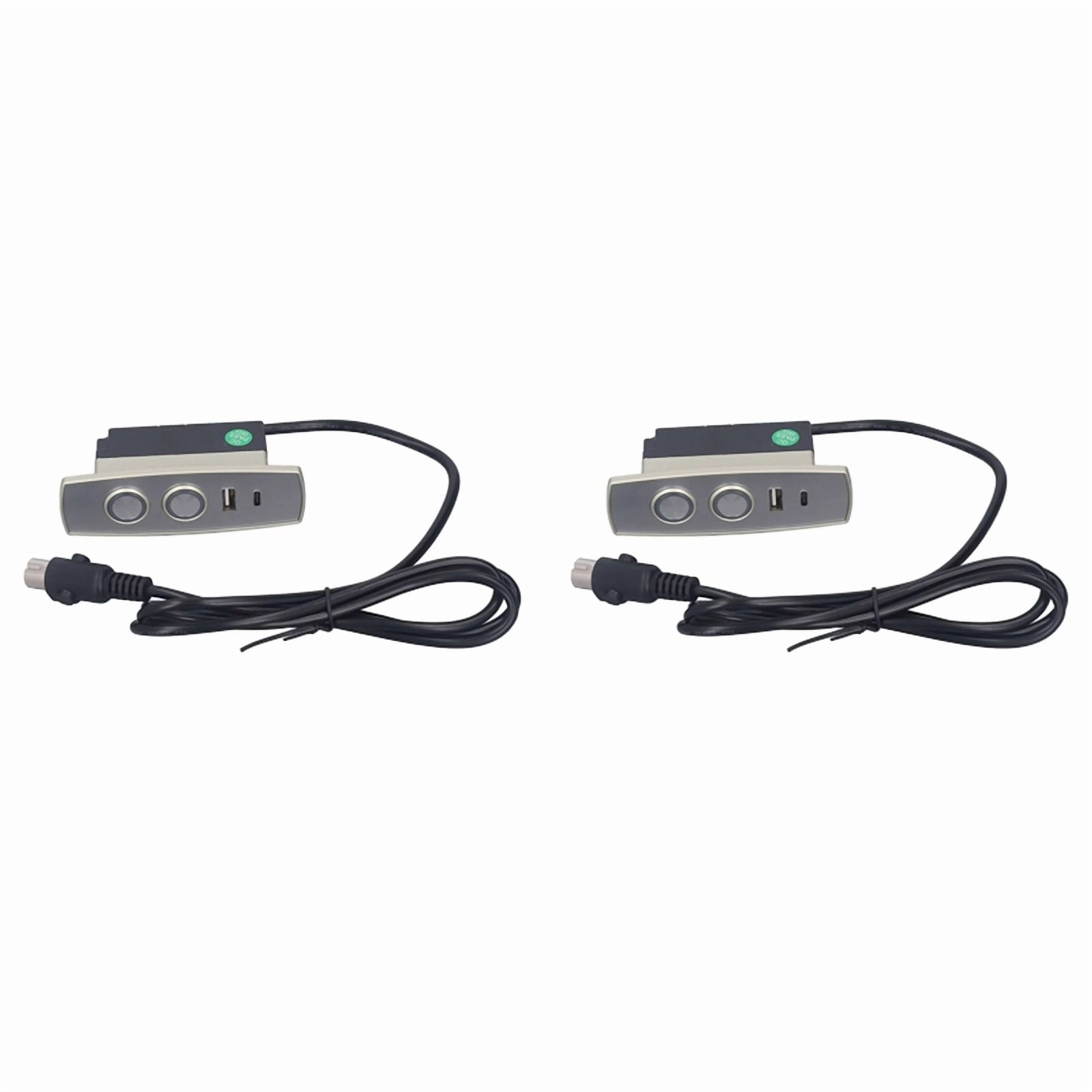 2X Electric Recliner Controller ABS 2 Button 5 Pin Straight Connectors ...
