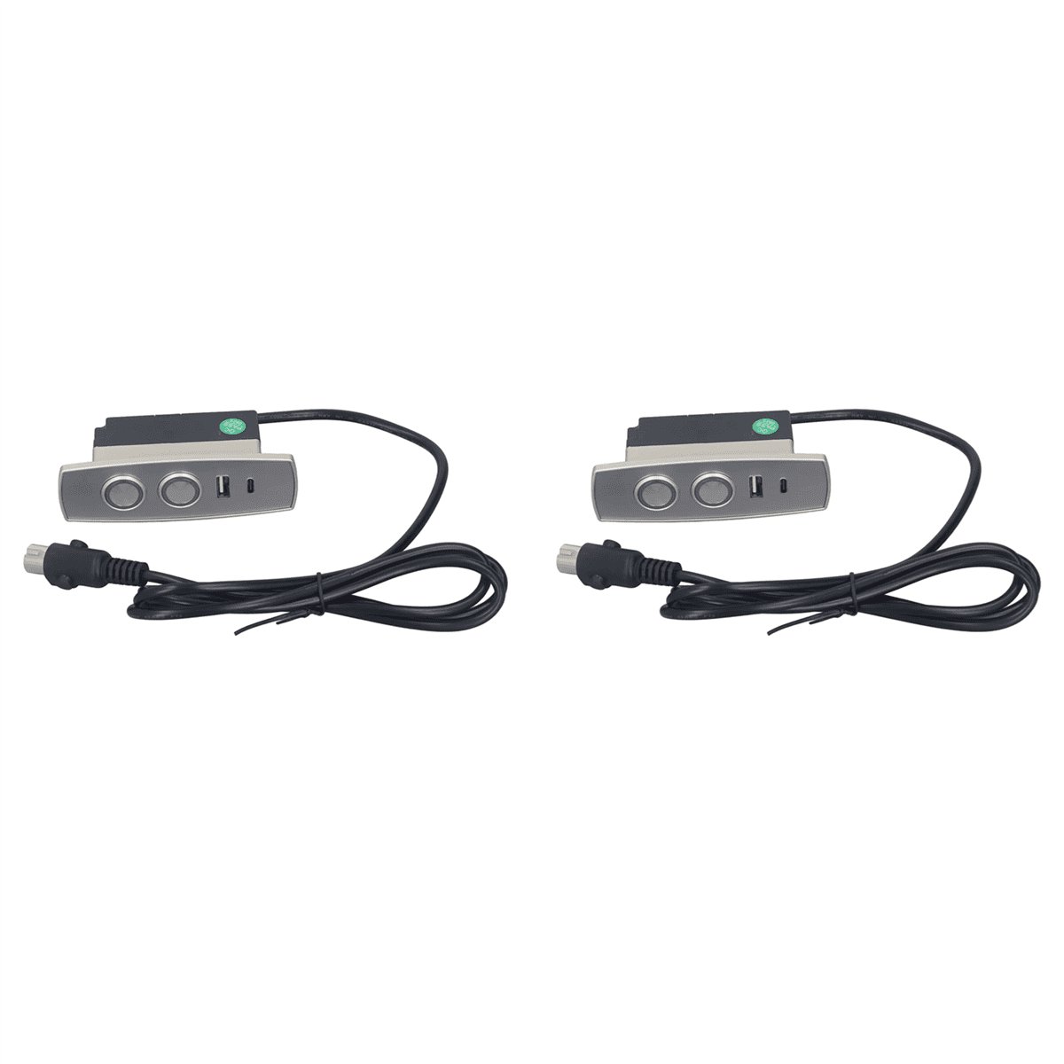 2X Electric Recliner Controller ABS 2 Button 5 Pin Straight Connectors ...