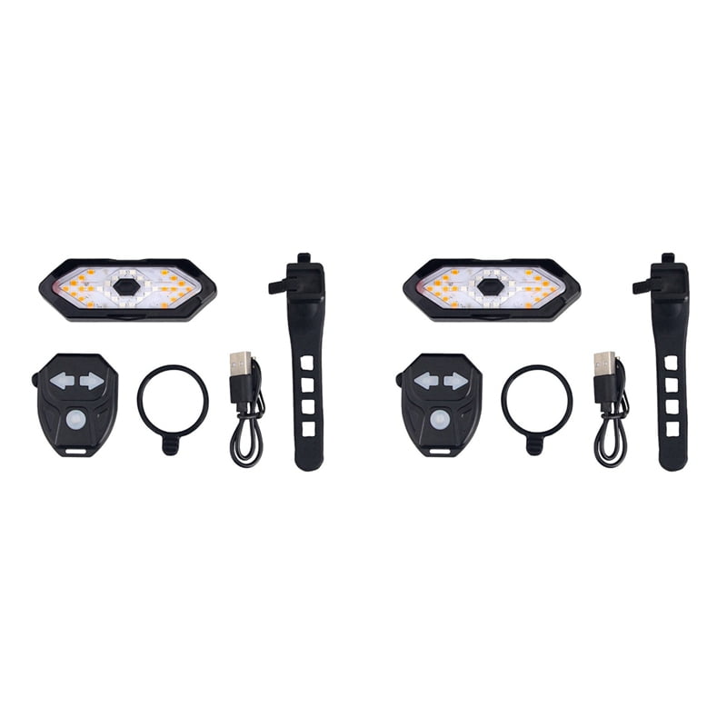2X Electric Scooter Turn Signal, Remote Control Bike Blinker/Tail Light ...