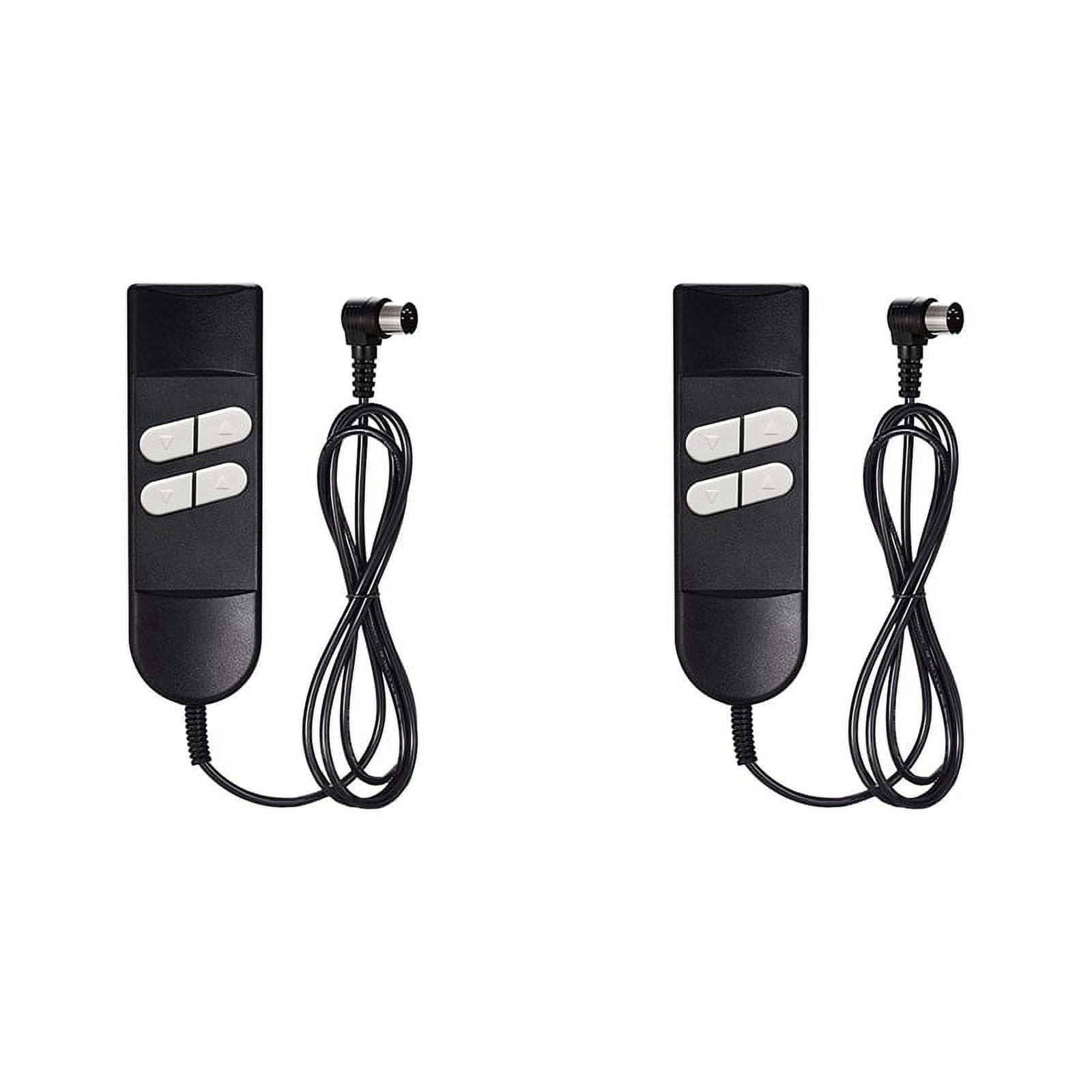 2X Electric Sofa Remote Replacement, 5 Pin 4 Button Power Recliner for ...