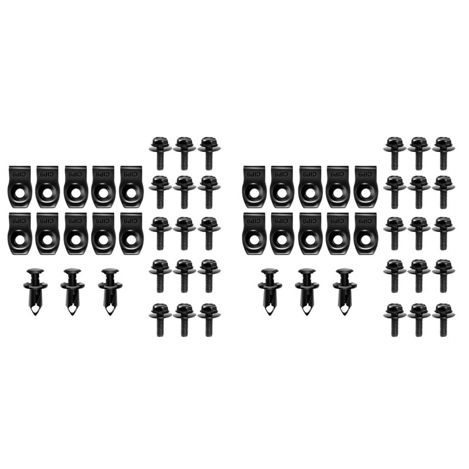 2X Engine Under Cover Guard Bolts Bumper Liner Push Retainer Fastener ...