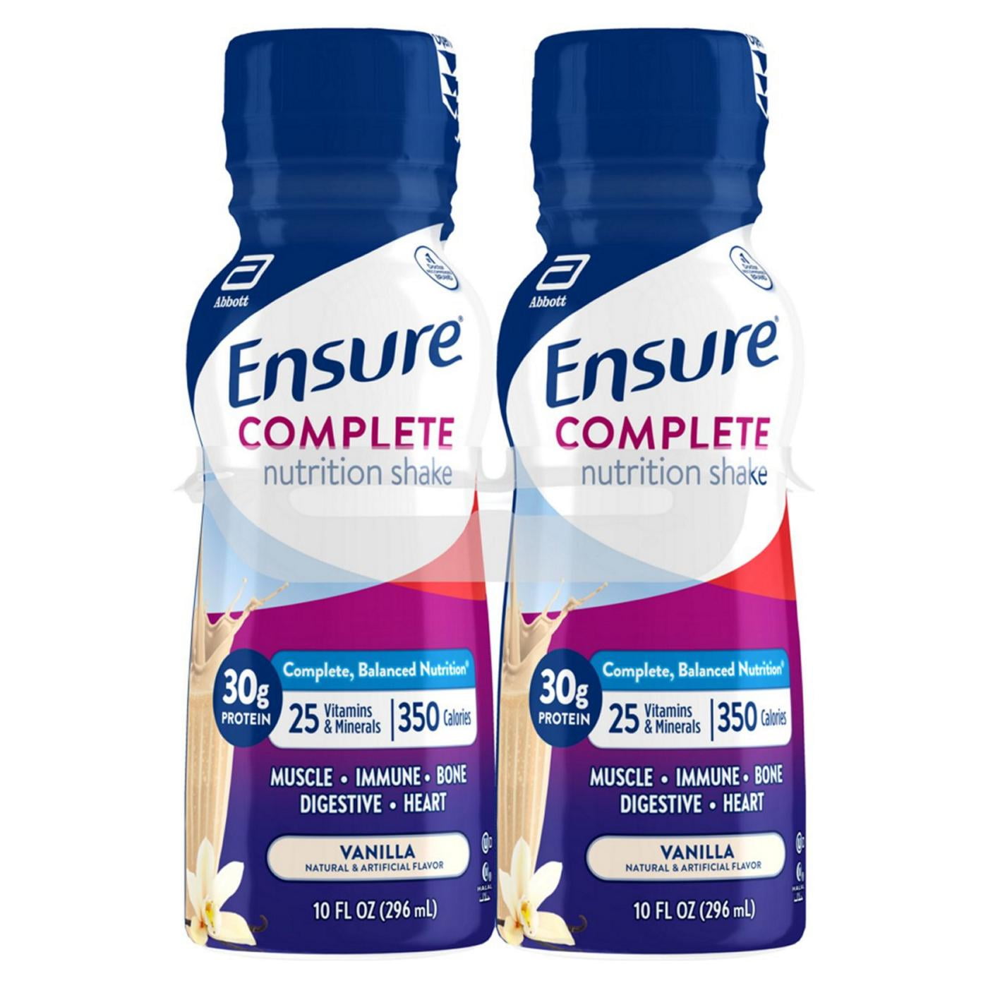 2X - Ensure Complete Nutrition Shakes - Vanilla, 4 pk - 10 oz - Walmart.com