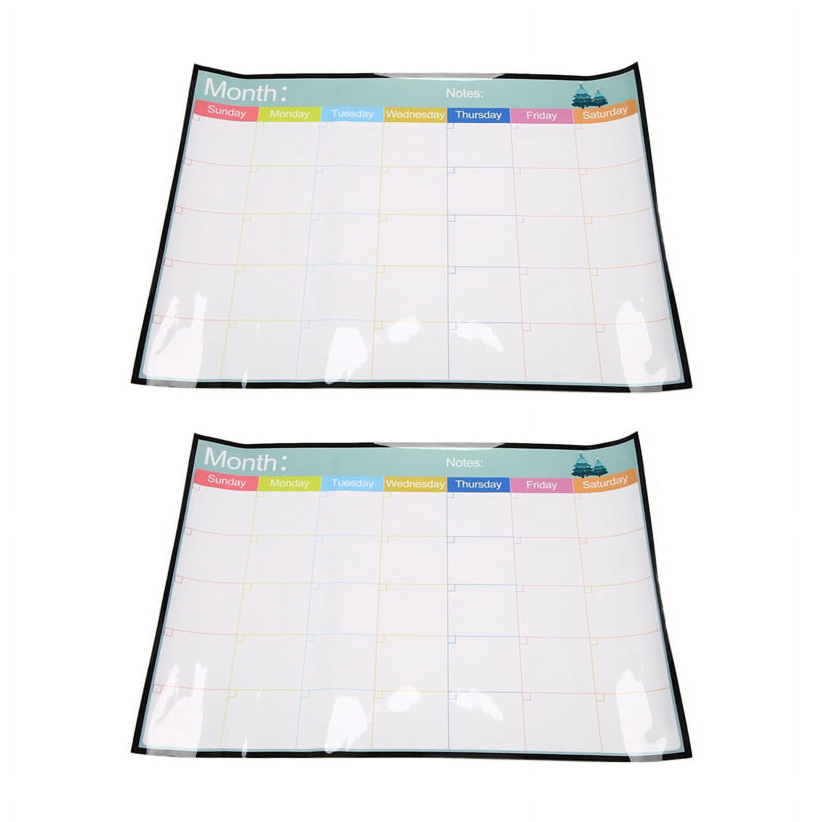 2X Erasable Magnetic Whiteboard Dry Erase Board Magnets Fridge ...