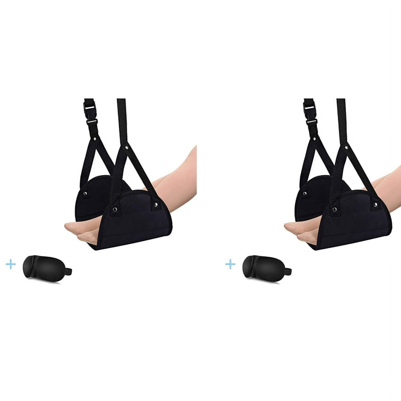 2X Ergonomic Foot Rest, Travel Footrest Airplane Leg Rest Flight Foot ...